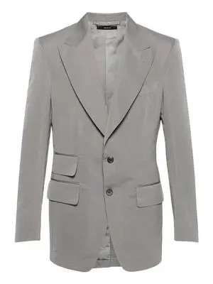TOM FORD Peak-lapels Single-breasted Blazer - Grey