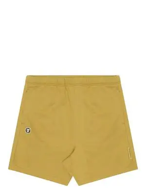 AAPE BY *A BATHING APE® Logo-patch Elasticated-waist Shorts - Yellow