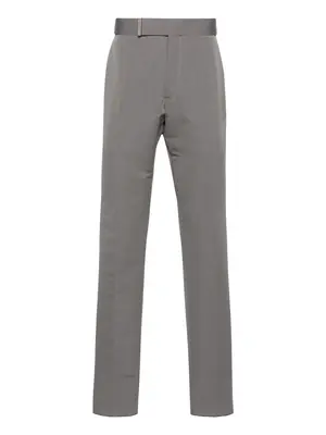 TOM FORD Mid-rise Tailored Trousers - Grey