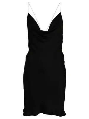 Y/project Cowl-neck Slip Dress - Black