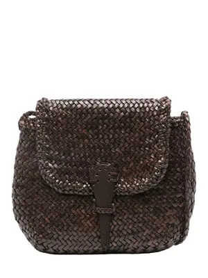 Dragon Diffusion Mini City Leather Shoulder Bag - Brown