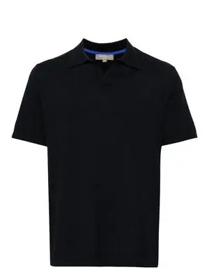 N.peal Fine-knit Polo Shirt - Blue