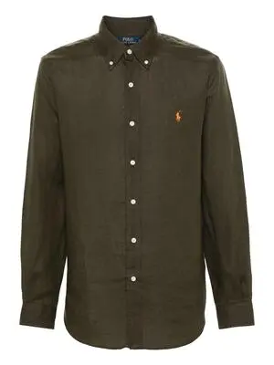 Polo Ralph Lauren Polo-pony Linen Shirt - Green