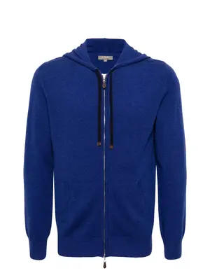N.peal Ladbroke Zip-up Hoodie - Blue