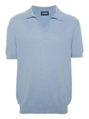 DRUMOHR Split-neck Polo Shirt