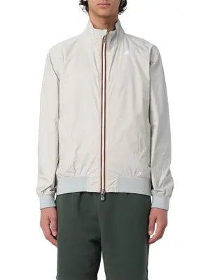 K-WAY K-Way Zip-Up Jacket Beige