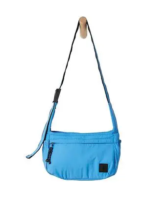 Free People Check It Crossbody Bag - Denim