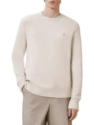 ALLSAINTS Statten Crewneck Sweater - Cloudy White