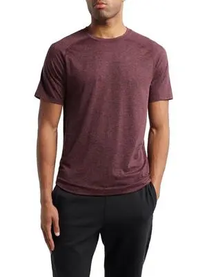 RHONE Rhone Atmosphere Performance T-Shirt Tawny Port/black Heather