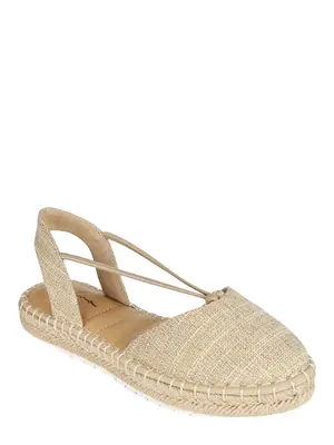 Me Too Me Too Cheslie Espadrille Taupe Metallic