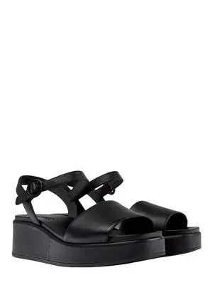 Camper Misia Platform Sandal - Black