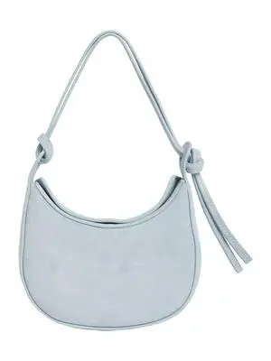 REFORMATION Mini Rosetta Leather Shoulder Bag - Mist Suede