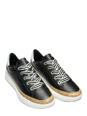 ARA Rem Sneaker - Black/white/nature
