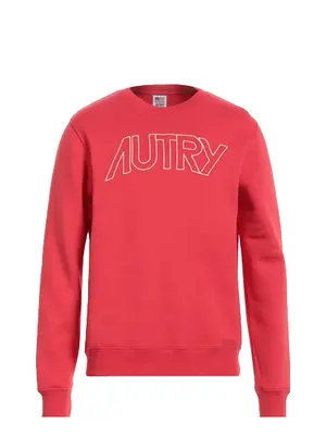 AUTRY Cotton Fleece Sweatshirt Red