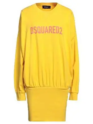 Dsquared2 Mini T-shirt Dress - Yellow