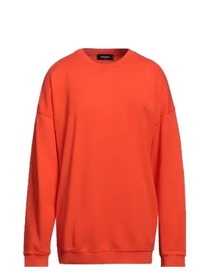Dsquared2 Sweatshirt In Cotton And Elastane - Orange