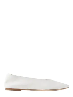 STAUD STAUD Alba Leather Ballet Flats