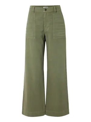 RE/DONE Baker High-rise Wide-leg Jeans - Green