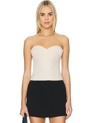 Rue Sophie Marina Sweetheart Top - Ecru