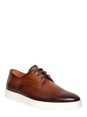 Santoni Atlantis Lace Up Dress Shoes - Smooth Brown