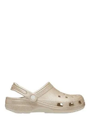 CROCS Classic Glitter Clogs Chamagne
