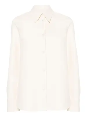 JIL SANDER Cotton Poplin Shirt - White