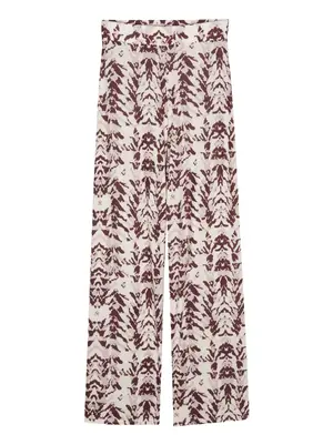 PATRIZIA PEPE Patrizia Pepe Abstract-Print Trousers