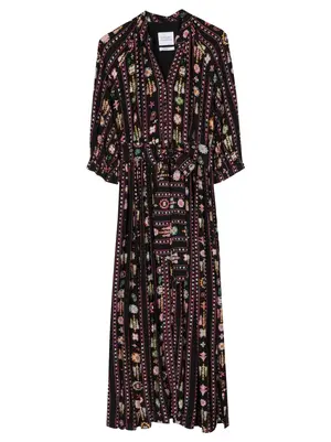 HAYLEY MENZIES Embroidered Shirt Dress
