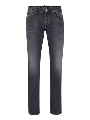 Philipp Plein Straight-leg Jeans - Grey