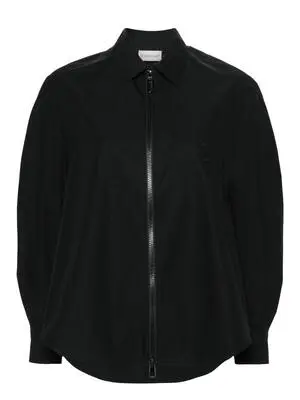 Moncler Zip-up Overshirt - Black