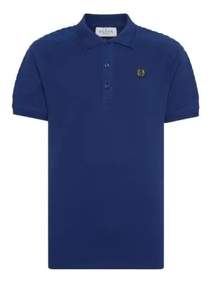 Philipp Plein Pique Polo Shirt - Blue