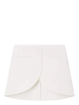 COURREGES Ellipse Mini Skirt - White