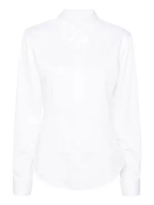 Helmut Lang Classic-collar Poplin Shirt - White