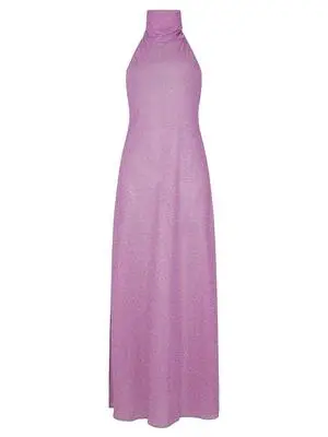 OSÃ©REE Turtleneck Sleeveless Dress - Lilac