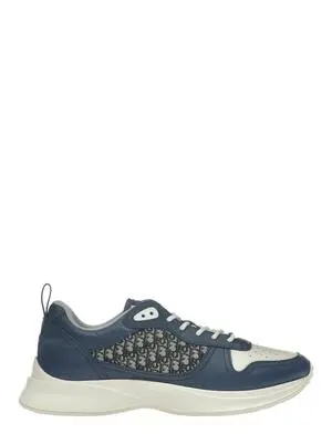 Dior B25 Runner Sneakers - Navy Blue Oblique Jacquard