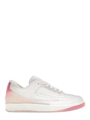 JORDAN 2 Retro Low Cherry Blossom Sneakers - White/playful Pink/cacao Wow