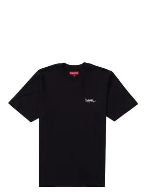 Supreme Washed Tag Short Sleeve Top Black