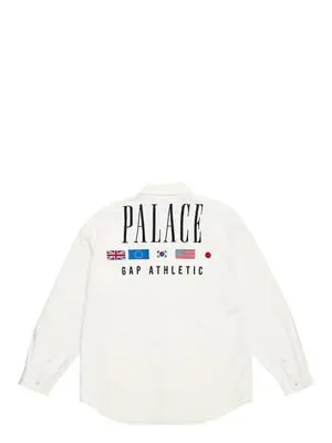 PALACE X Gap Drop Shoulder Oxford Shirt - White