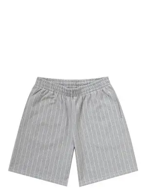Supreme Pinstripe Sweatshort - Heather Grey