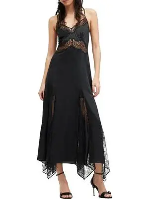 ALLSAINTS Jasmine Slipdress - Black