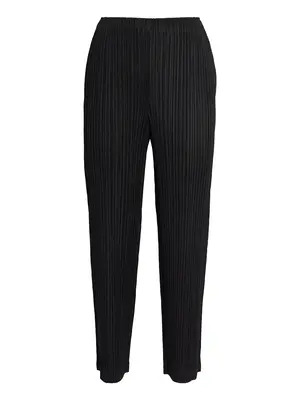 Issey Miyake Thicker Bottoms Straight Trousers - Black