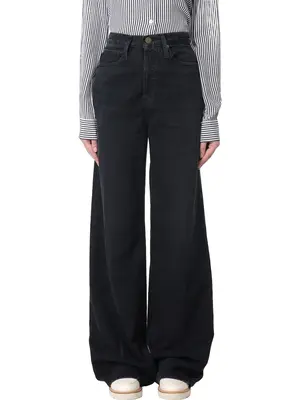 FRAME Wide Leg Jeans - Black