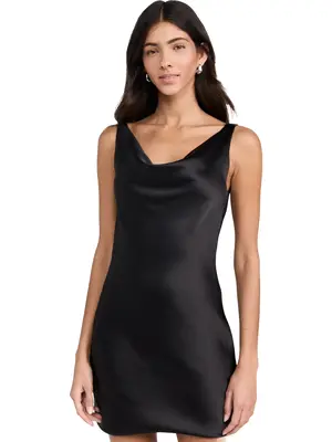 Norma Kamali Maria Mini Dress - Black