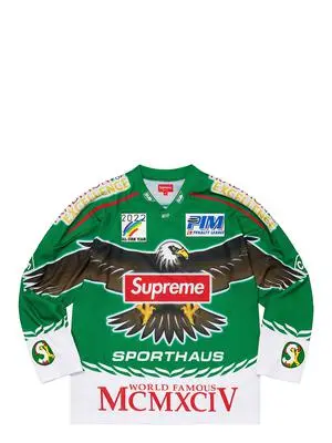 Supreme Eagle Hockey Jersey - Green