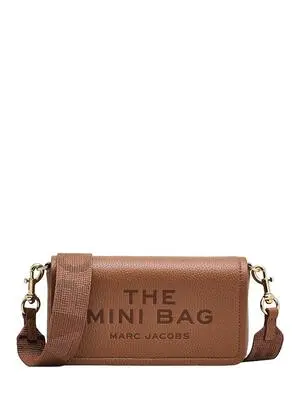 Marc Jacobs Marc Jacobs The Mini Bag Leather Crossbody Argan Oil/gold