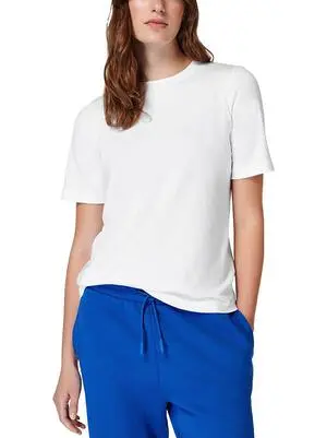 Sweaty Betty Essential Crewneck Tee - White