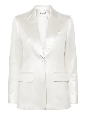 Chloé Single-breasted Blazer - Silver