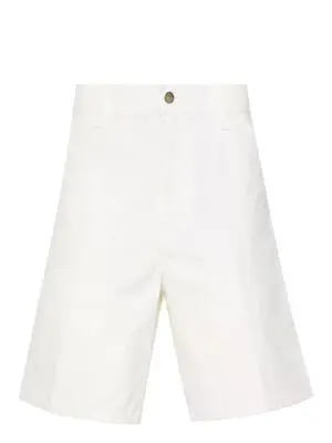 Carhartt Work In Progress Double Knee Cotton Shorts - White