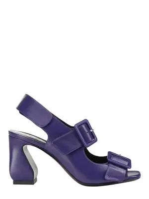 SERGIO ROSSI 90mm Leather Sandals - Purple
