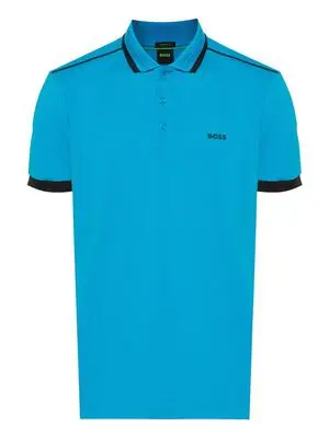 BOSS Logo-print Piqué Polo Shirt